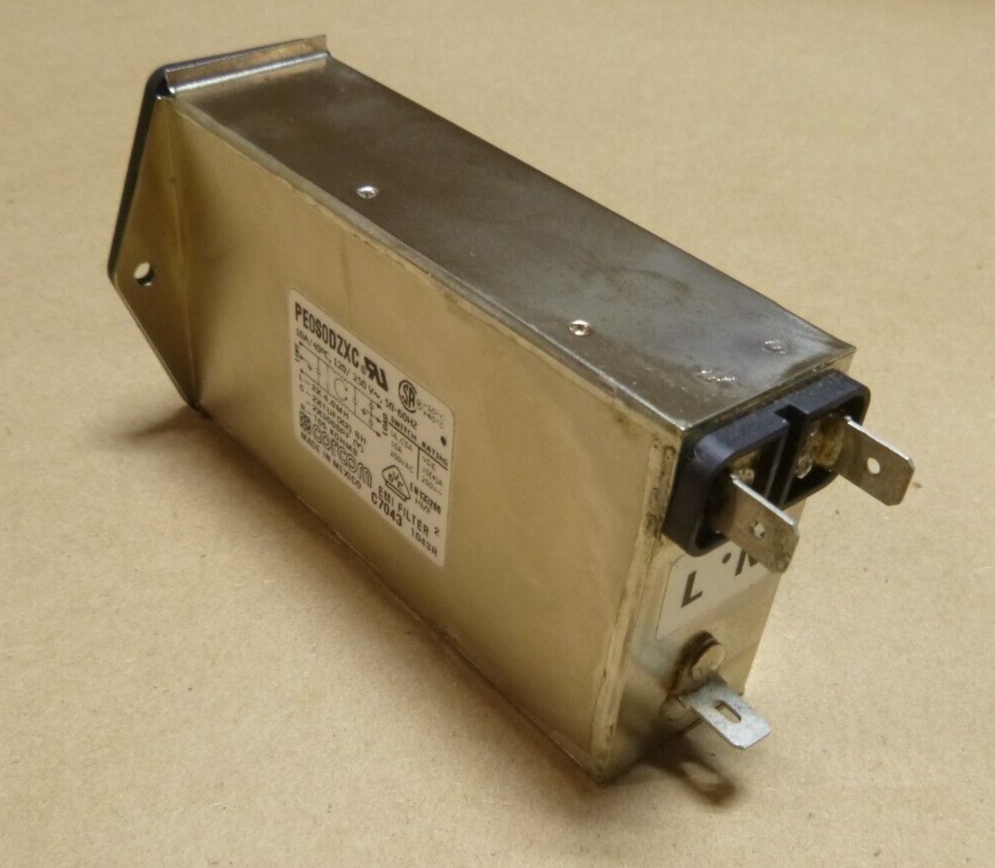 Corcom PE0S0DZXC Power Entry Module EMI/RFI Filtered M 3 POS 250VAC 10 ...