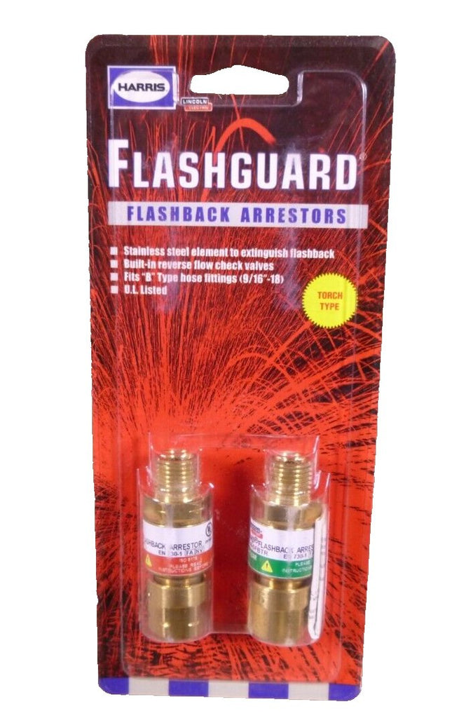 Harris Model 88-5 FBT Torch-Type Flashback Arrestor (R&L) 4301650, 9/16 ...